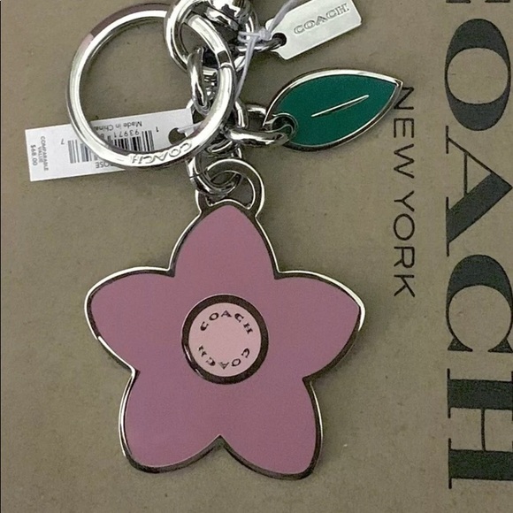Coach | Accessories | Coach Flower Key Fob Nwt | Poshmark